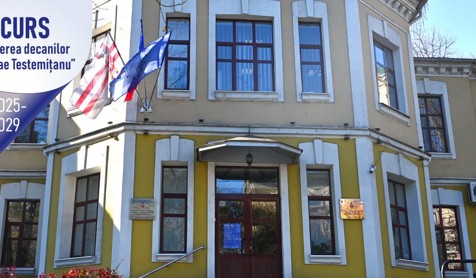 Organizarea concursului pentru alegerea decanilor USMF „Nicolae ...